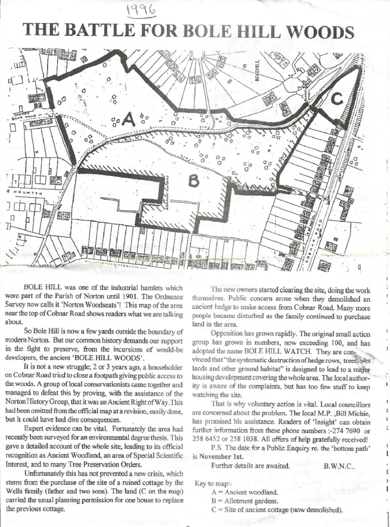 History – Friends of Cobnar/Bolehill Wood